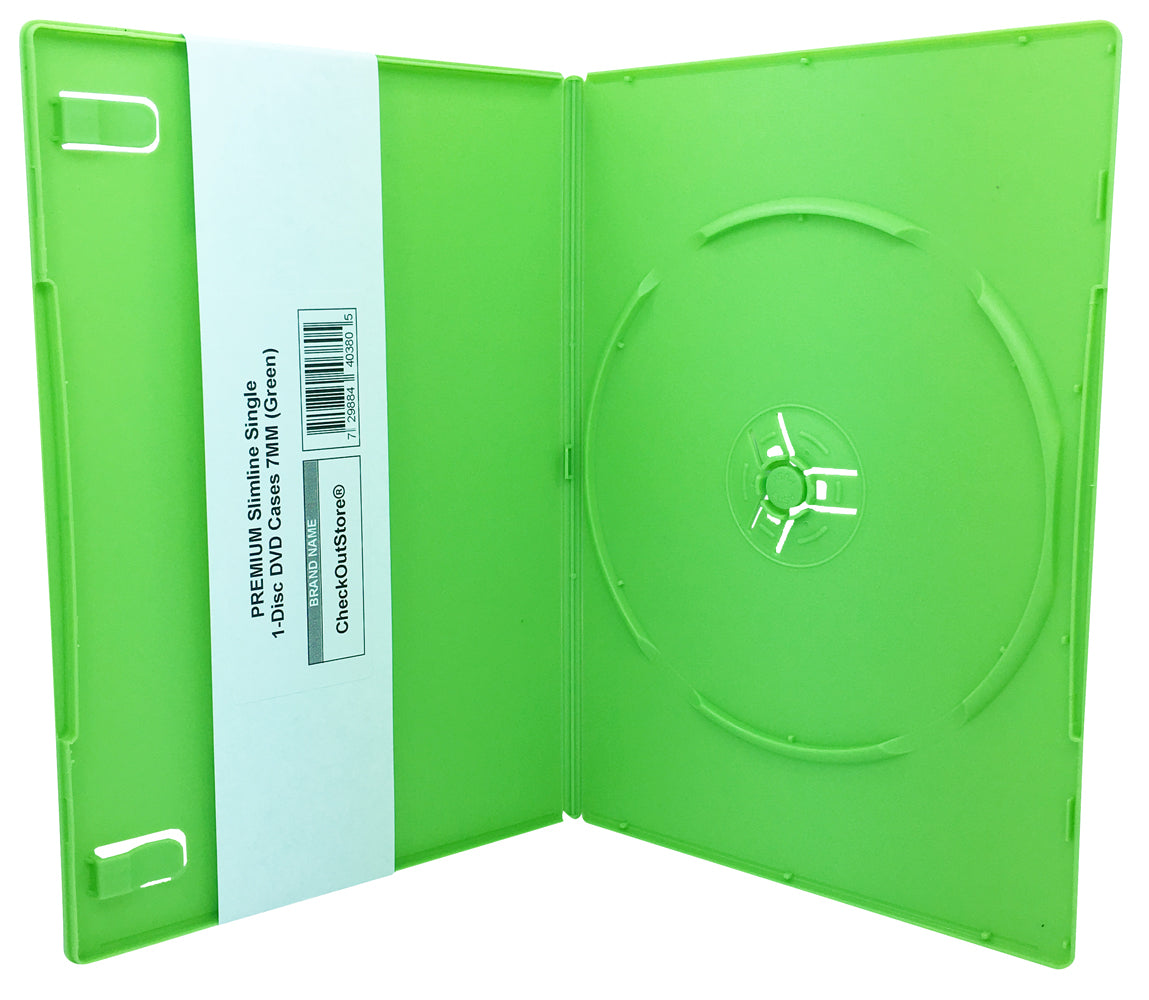 CheckOutStore Premium Slimline Single 1-Disc DVD Cases 7mm – CheckOutStore®