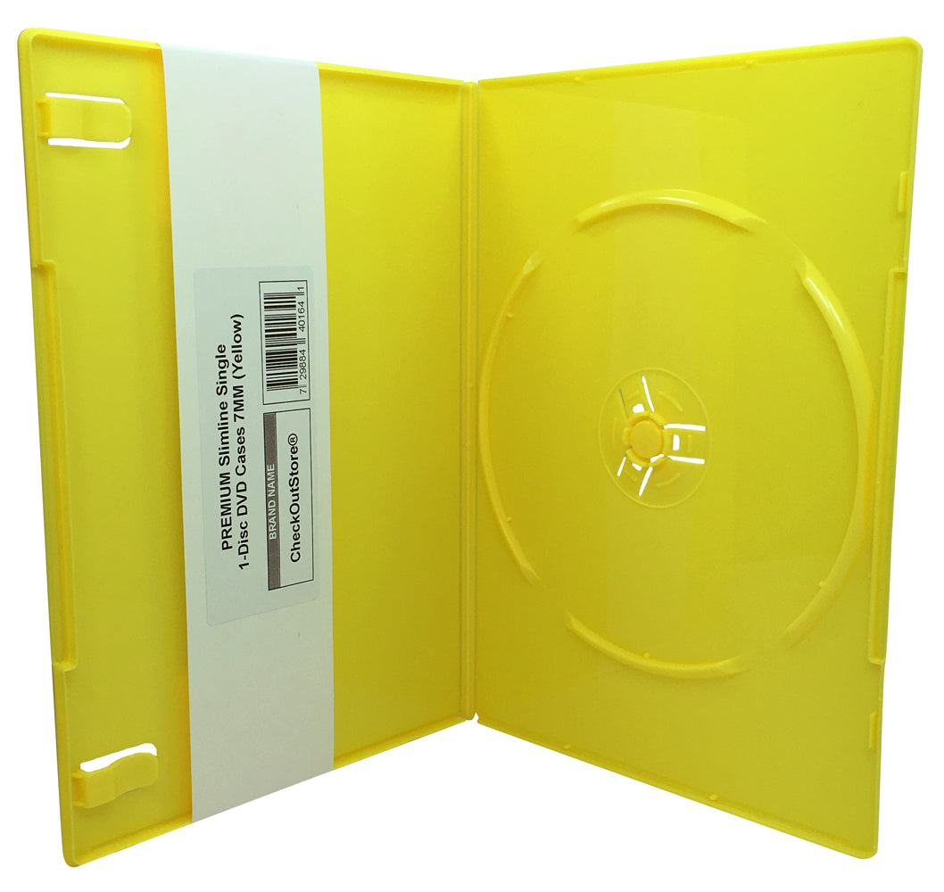 CheckOutStore Premium Slimline Single 1-Disc DVD Cases 7mm – CheckOutStore®
