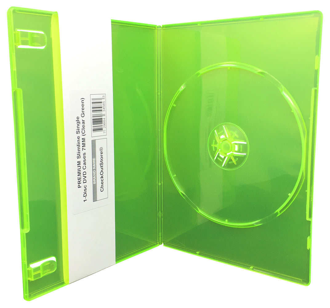 CheckOutStore Premium Slimline Single 1-Disc DVD Cases 7mm – CheckOutStore®