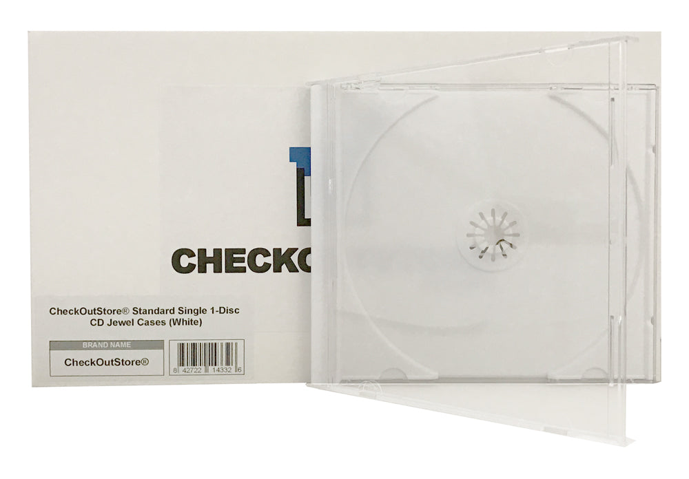 Jewel Cases 50-Pack Heavy Duty CD - Vintage Style 90g Polystyrene ...