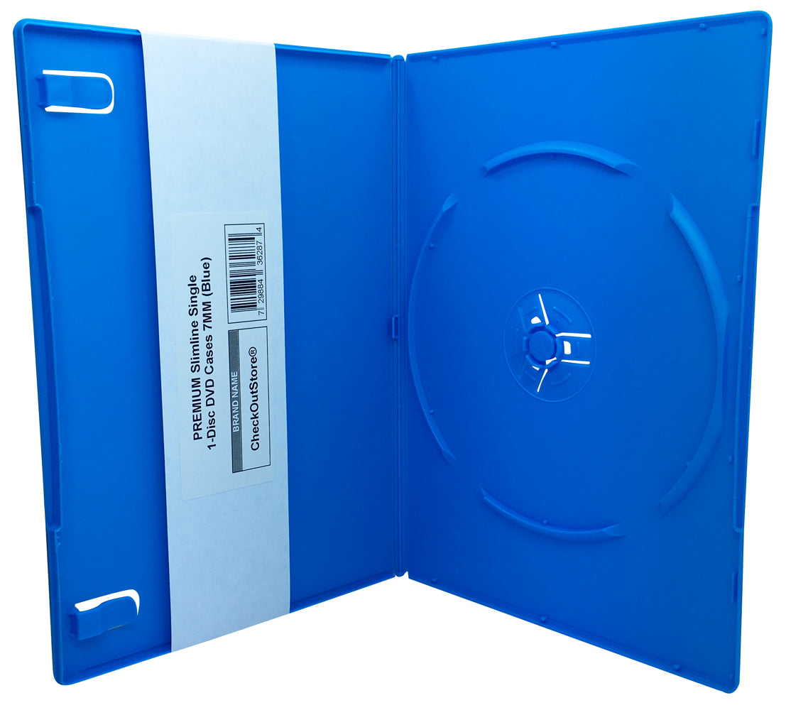 CheckOutStore Premium Slimline Single 1-Disc DVD Cases 7mm – CheckOutStore®