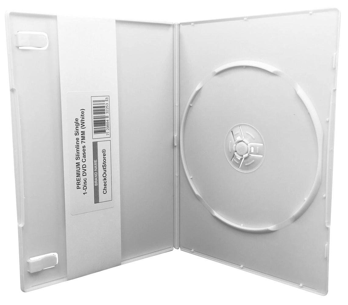 CheckOutStore Premium Slimline Single 1-Disc DVD Cases 7mm – CheckOutStore®