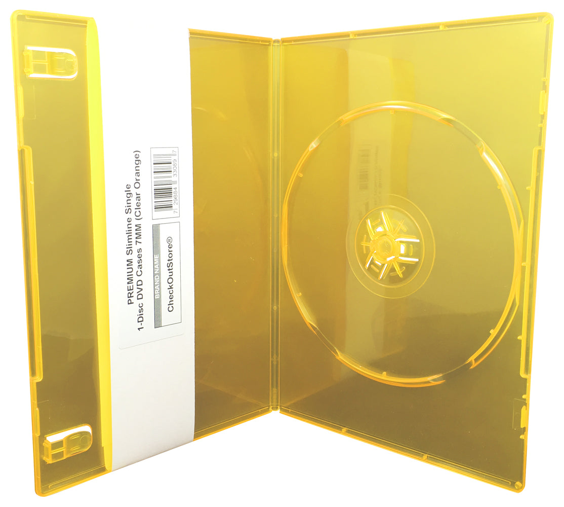 CheckOutStore Premium Slimline Single 1-Disc DVD Cases 7mm – CheckOutStore®