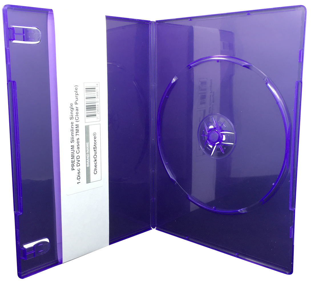 CheckOutStore Premium Slimline Single 1-Disc DVD Cases 7mm – CheckOutStore®