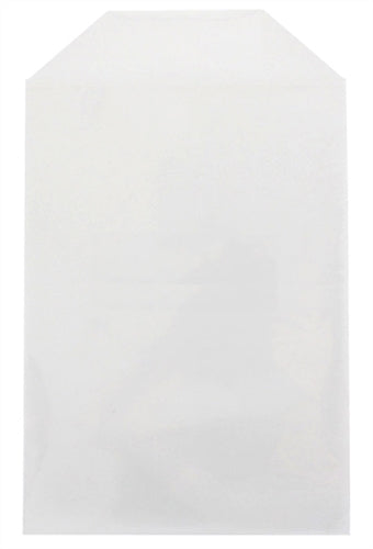 100 CheckOutStore® Clear Storage Pockets (5 5/8 x 8 1/2)